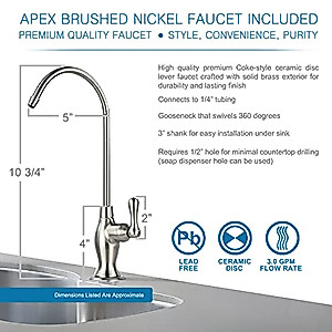 APEX Reverse Osmosis Drinking Water Filter (MR-5051)