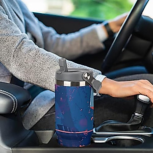 SYJTGDE Large Capacity Car Cup Holding A Tennis Racket Fashionable Upgrade Car Cup Advanced And Beautiful Travel Cup