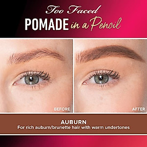 Too Faced Eye Brow Pencil Shaper Filler Pomade in a Pencil Auburn