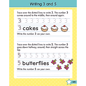 Kindergarten Big Workbook Ages 5 -6: 220+ Activities, Writing, Phonics, Reading & Language Arts, Counting and Math (Gold Stars Series)