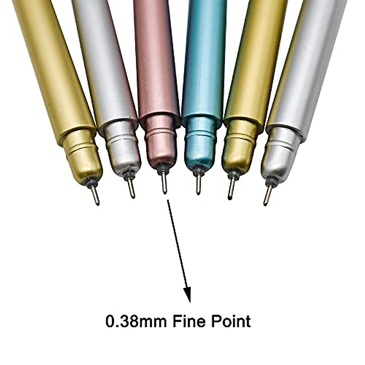 Maydahui 12PCS Key Shape Rollerball Pen Delicate Durable Retro Pens Black Gel Ink Refills for Boys School Stationery Supplies