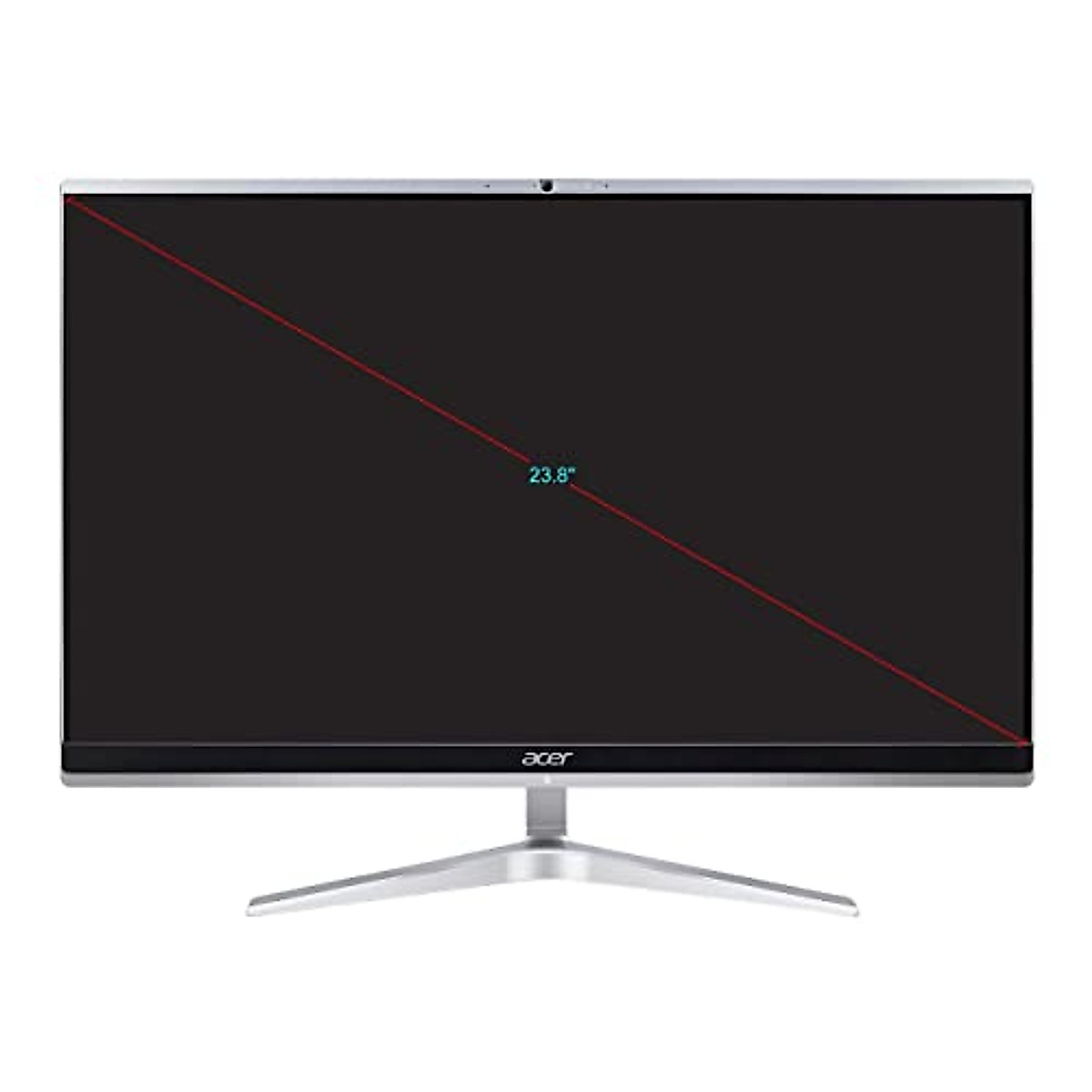 Acer Aspire C24-1651-UR15 AIO Desktop | 23.8" Full HD IPS Display | 11th Gen Intel Core i3-1115G4 | Intel UHD Graphics | 8GB DDR4 | 512GB NVMe M.2 SSD | Intel Wi-Fi 6 | Windows 10 Home