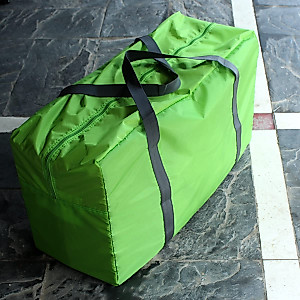 LOBOTOU 30" Extra Large Travel Luggage Duffel Bag Kayak Storage Carry Bag Waterproof Lightweight Nylon Moving Bag(Green)