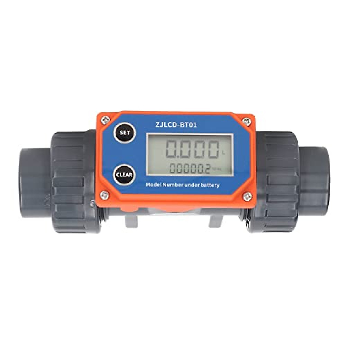 Water Flow Sensor, Digital Display Flowmeter 2.3-3.3V Sensitive Response for Swimming Pool