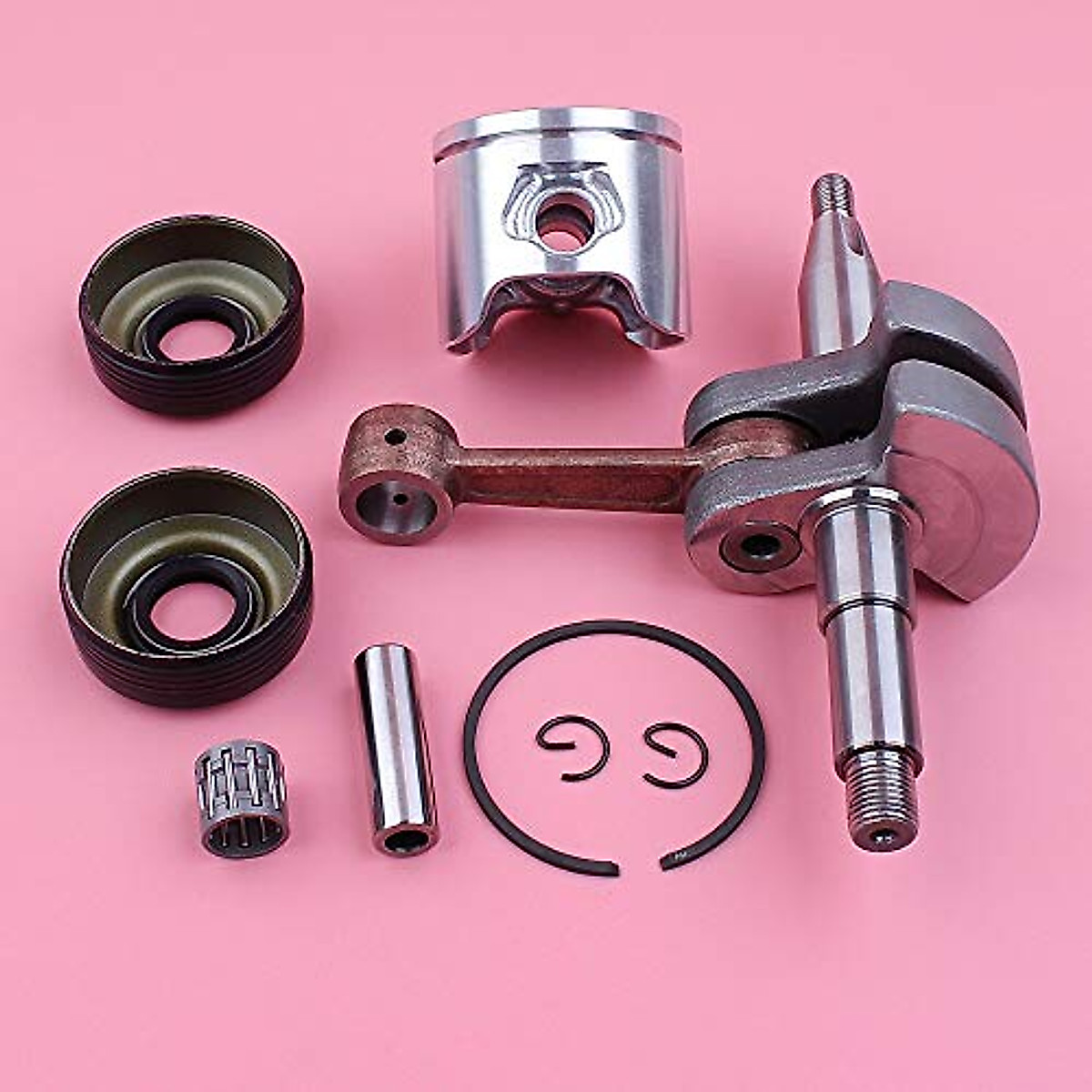 Laliva tools - Crankshaft 44mm Piston Ring Oil Seal Needle Bearing Kit For Husqvarna 350 Chainsaw Replacement Part