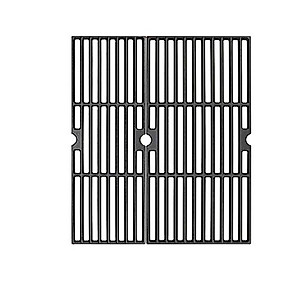 SafBbcue 18 Inches Cooking Grates for Charbroil Performance 2 Burner 463625217, Performance 300 2-Burner Gas Grill, Cast Iron Grill Cooking Grids