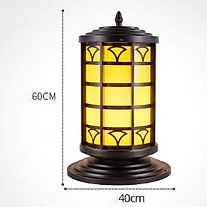 WYBFZTT-188 Led Outdoor Waterproof Courtyard Lamp Home Wall Lamp Post Head Lamp European Style Courtyard Garden Villa Gate Post Lamp