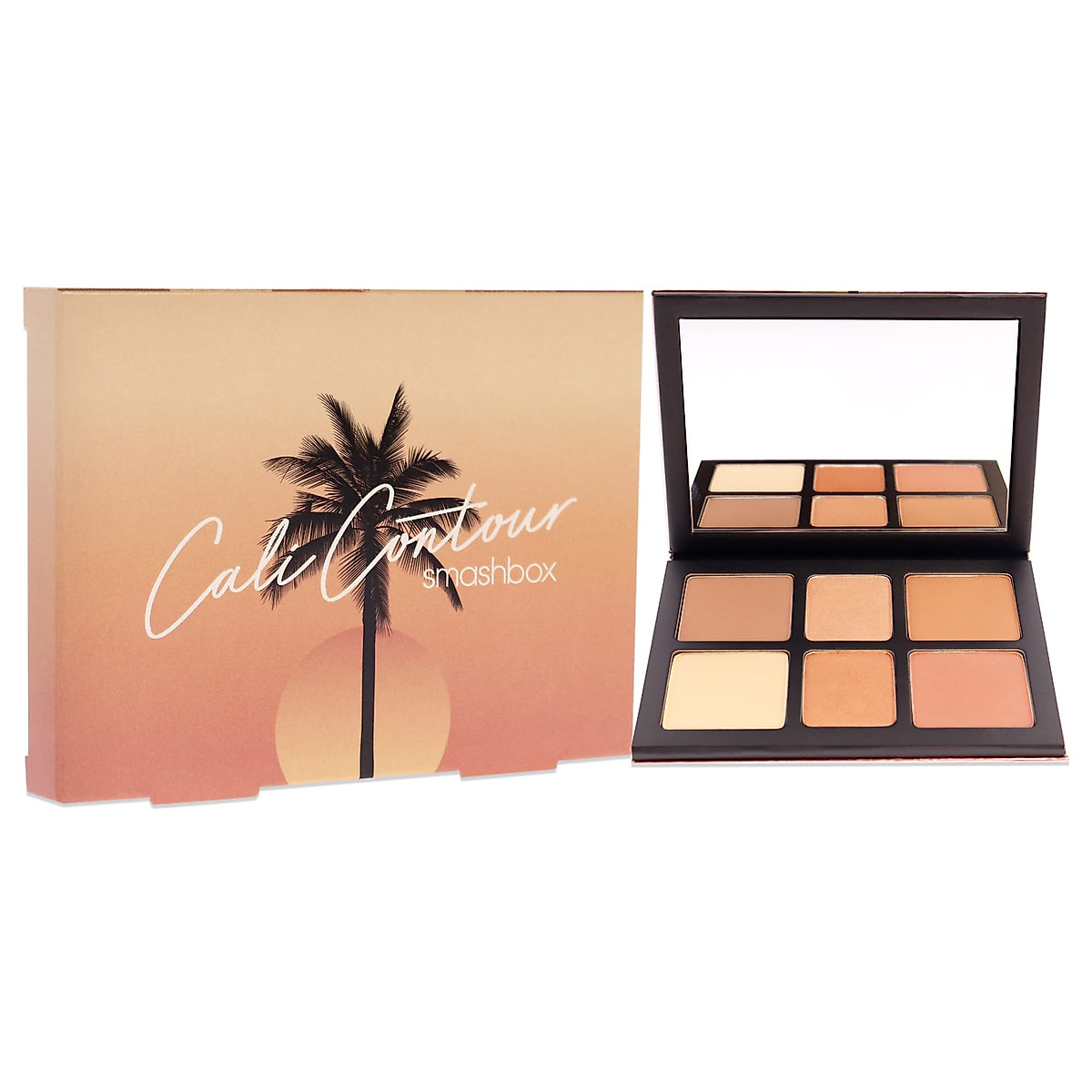 The Cali Contour Blush, Highlighter, & Bronzer Face Palette, Light to Medium