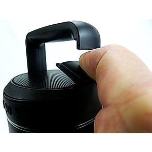 Sweda Bluetooth Speaker Water Bottle with Speaker Lid, 24oz, Screw on Cap with Built in Wireless Speaker, Transparent Sports Water Bottle, Blue WB8804