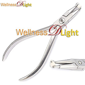 WellnessD'Light WDL Dental Adhesive Removing Pliers, Orthodontic Bandage Remover Forceps Dental Surgi Instrument Tool Tooth Pulling Kit for Dentist, Easy to Use and Portable