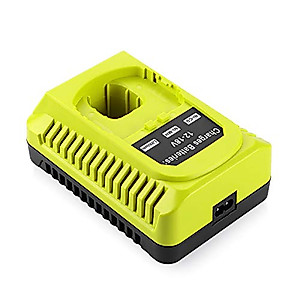 Energup Replacement Ryobi P117 Dual Chemistry Charger Li-ion & Ni-cad Ni-Mh Battery Charger 12V 18V MAX for Ryobi One+ Plus Battery P100 P102 P103 P105 P107 P108 1400670 P117 P118 Ryobi Charger