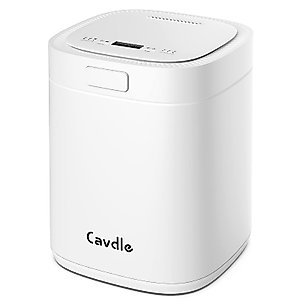 Electric Compost Bin Kitchen | Smart Kitchen Waste Composter | Food Composter Indoor/Outdoor | Food Cycler with 3L Capacity | Compost Machine for Apartment Countertop | Cavdle WasteCycler | White
