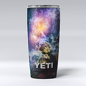 Design Skinz Rust and Bright Neon Colored Stary Sky - Skin Decal Vinyl Wrap Kit Compatible with The Yeti Rambler Cooler Tumbler Cups