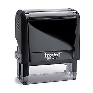 Custom Address Stamp - 4 Line Address Stamp - 5 Font Options - Self-Inking Address Stamp (4 Line Stamp) Up to 4 Lines of Custom Text | Multiple Ink Color Options