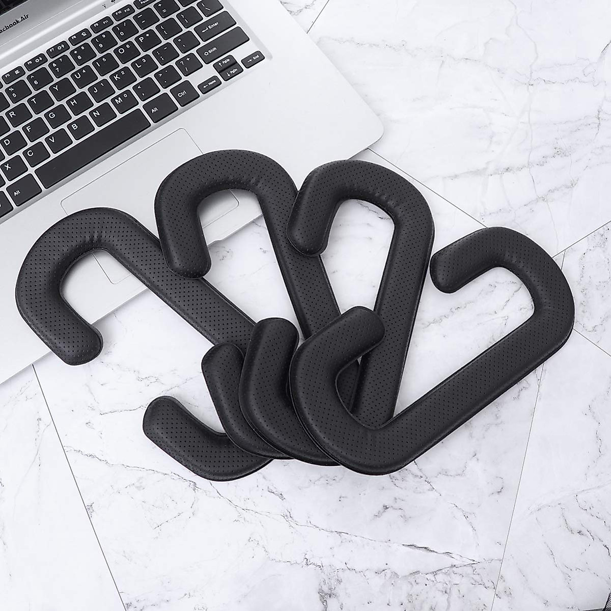 VILLCASE 4pcs Eye Cup Pu Leather Vr Face Cushion Cover Blinder Facemaks Vr Face Cover Cushion Vive Replacement Foam Vr Face Pad Pantiliners Eye Cover Vive Facial Vr Pad Mask Sheet V2 Sponge