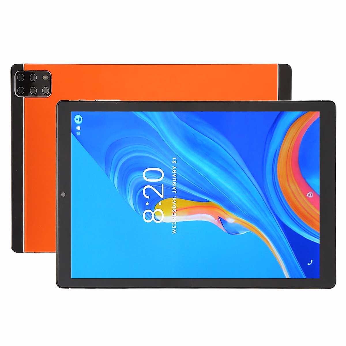 Gaeirt 10.1 Inch 2 in 1 Tablet, US Plug 100‑240V Tablet 1960x1080 MT6735 Deca Core CPU 2MP 5MP Dual Speakers for Study (US Plug)