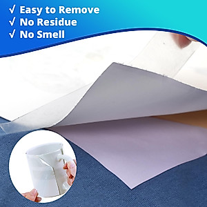 HTVRONT Heat Resistant Tape - Sublimation Tape 2 Rolls 20mm x 33m Heat Transfer Tape, No Residue Heat Tape for Sublimation Blanks Tumblers Mugs Fabrics, Adhesive Heat Transfer Heat Press Tape (Clear)