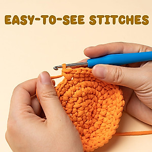 Abudada Craftori Crochet Kit for Beginners - Complete Starter Kit with Easy to Stitch Yarn, Step by Step Video Tutorials - Perfect DIY Gift - 2 Animals, Bird and Piggy