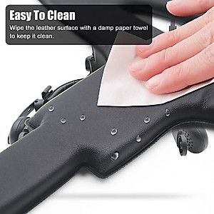 AMVR PU Leather Sponge Cover Pad Head Strap Replacement Compatible for HTC Vive or Vive Pro Deluxe Audio Strap