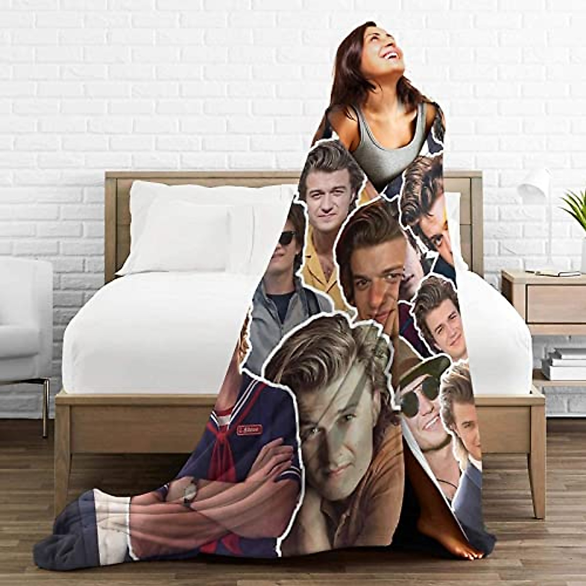 Blanket Ultra Soft Throw Blanket for Sofa Offiece Bed Car Camp Couch for Adults Kids 50"x40"