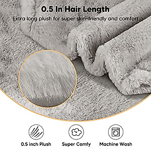 FLUFFEE Cat Hammock Bed, Wooden Elevated Cat Bed for Indoor Cats, Portable Washable Raised Pet Bed for Kitten Puppy Rabbit - Grey