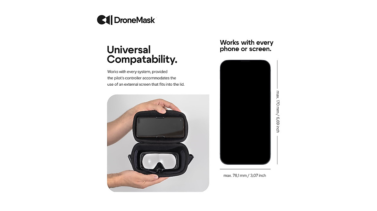 DroneMask 2 FPV Goggles for Drones | Immersive HD Experience