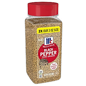 McCormick Pure Ground Black Pepper, 6 oz