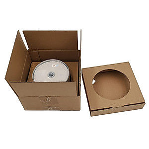 PlexDisc CD-R Blank Discs 700MB 52X Logo Top Recordable Media - 50 Pack Cake Box (FFP) Blank CDs CDR Disc