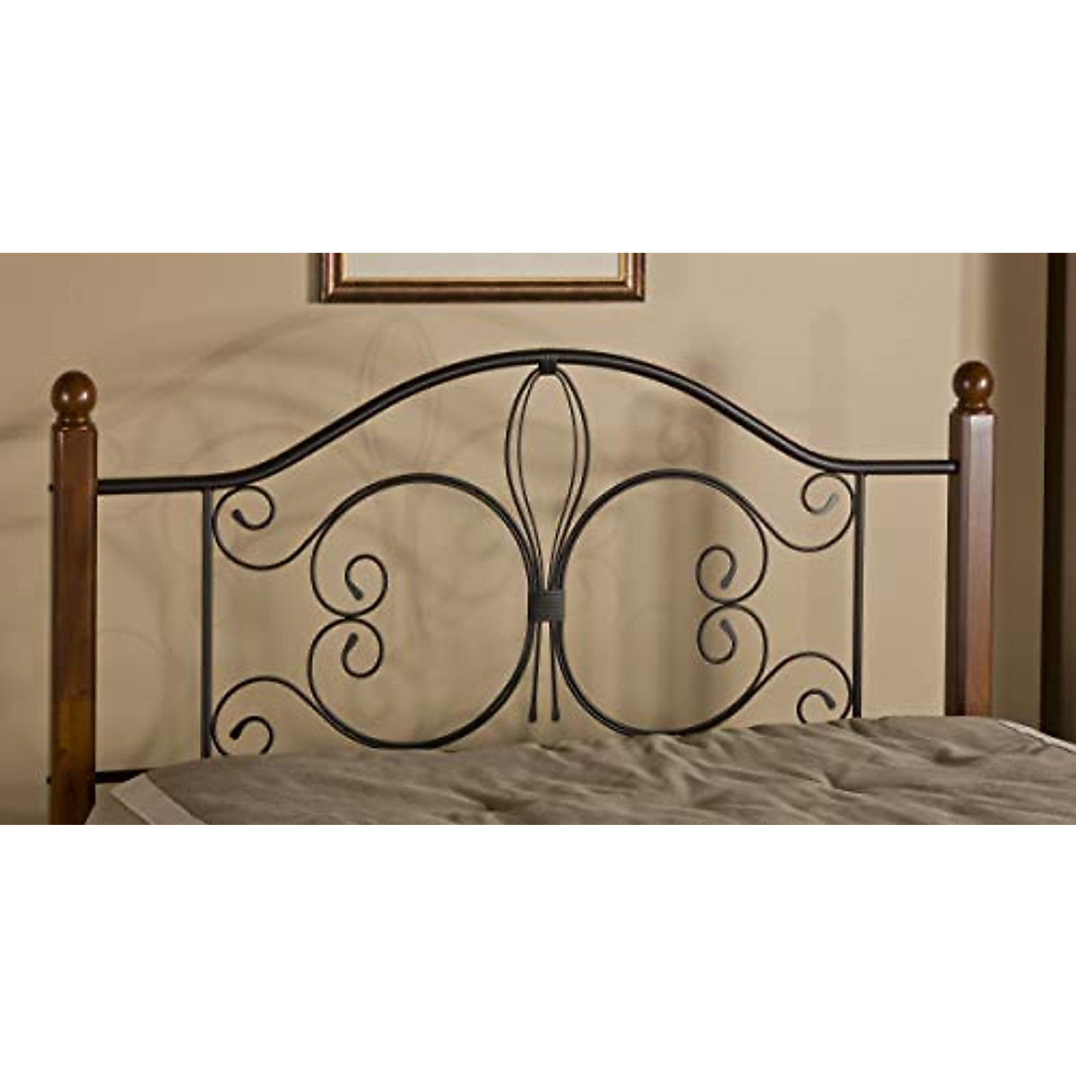 Hillsdale Furniture Hillsdale Milwaukee Post Queen Bed Textured Black