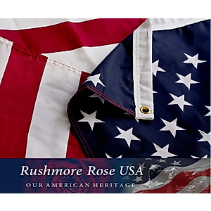 American Flags for Outside 3x5 USA Flag, Outdoor Heavy Duty American Flag 3x5 for Flag Pole, Wall, Classroom, House-US Flag -3x5 American Flag for High Wind- All Weather Flags -Labor Day