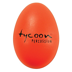 Tycoon Percussion Egg Shaker-Orange, inch (TE-O)