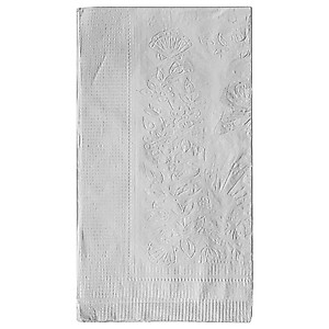 VeZee Premium Quality 2-Ply Disposable White Dinner Paper Napkins Ideal for Restaurant, Dinner, Lunche, Bar, Cocktail, Weddings, Birthday & All Occasions.: 3000CT