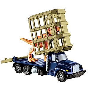 MATCHBOX JURASSIC WORLD DINO TRANSPORTERS T. Rex Trailer