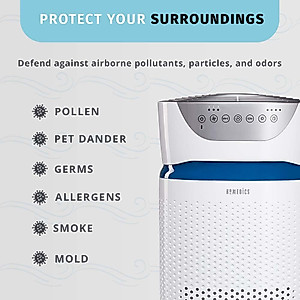 HoMedics TotalClean 3-in-1 True HEPA Filter Replacement Bundle for Air Purifiers