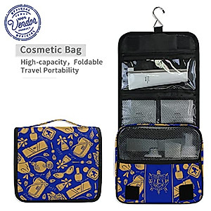BBGreek Sigma Gamma Rho Official Vendor - Travel Toiletry Hanging Bag Organizer - Greek Letters - SGRho - Sorority Paraphernalia