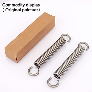 GNPADR GUPO 5-1/8" (2 Pcs) Stainless Steel Recliner Sofa Chair Stainless Steel Spring Replacement Mechanism Tension Spring
