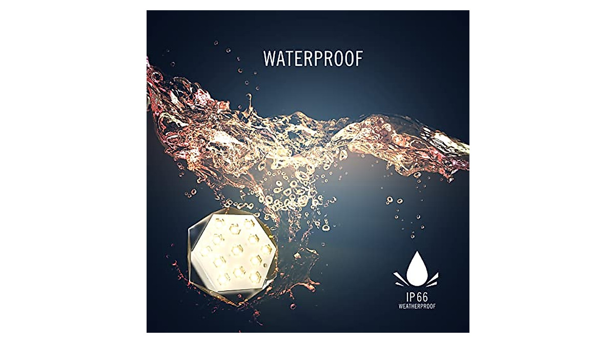 Aygrochy Rechargeable Pool Lights - 16 Color Options