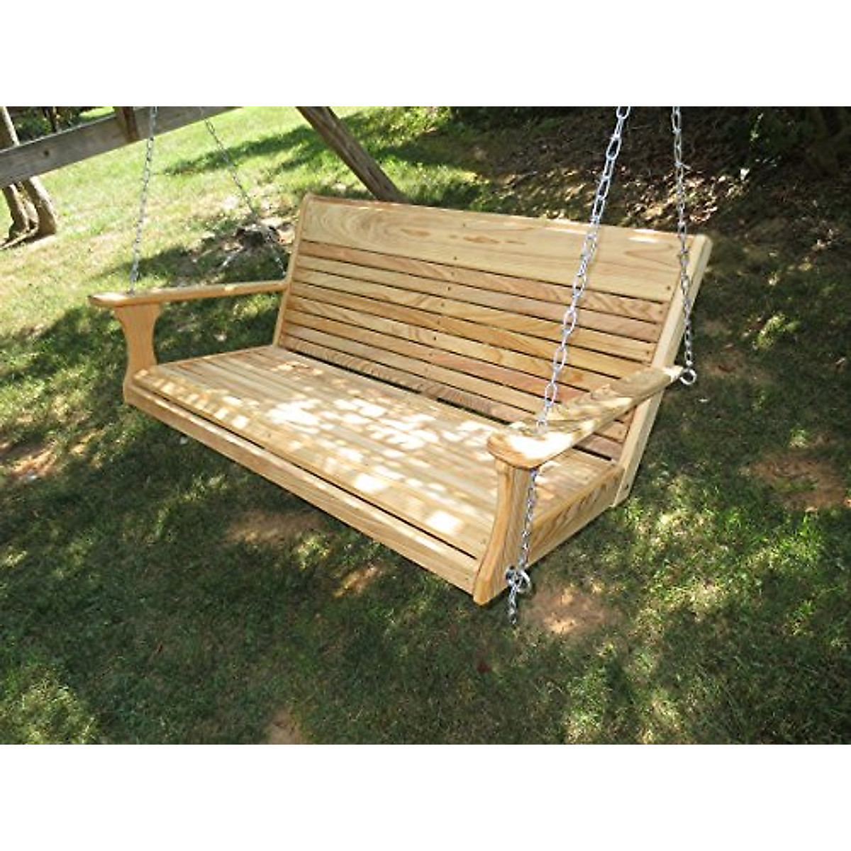 Wood Tree Swings-Cypress Porch Swing/Wood Porch Swing/USA Made/Wooden Swing