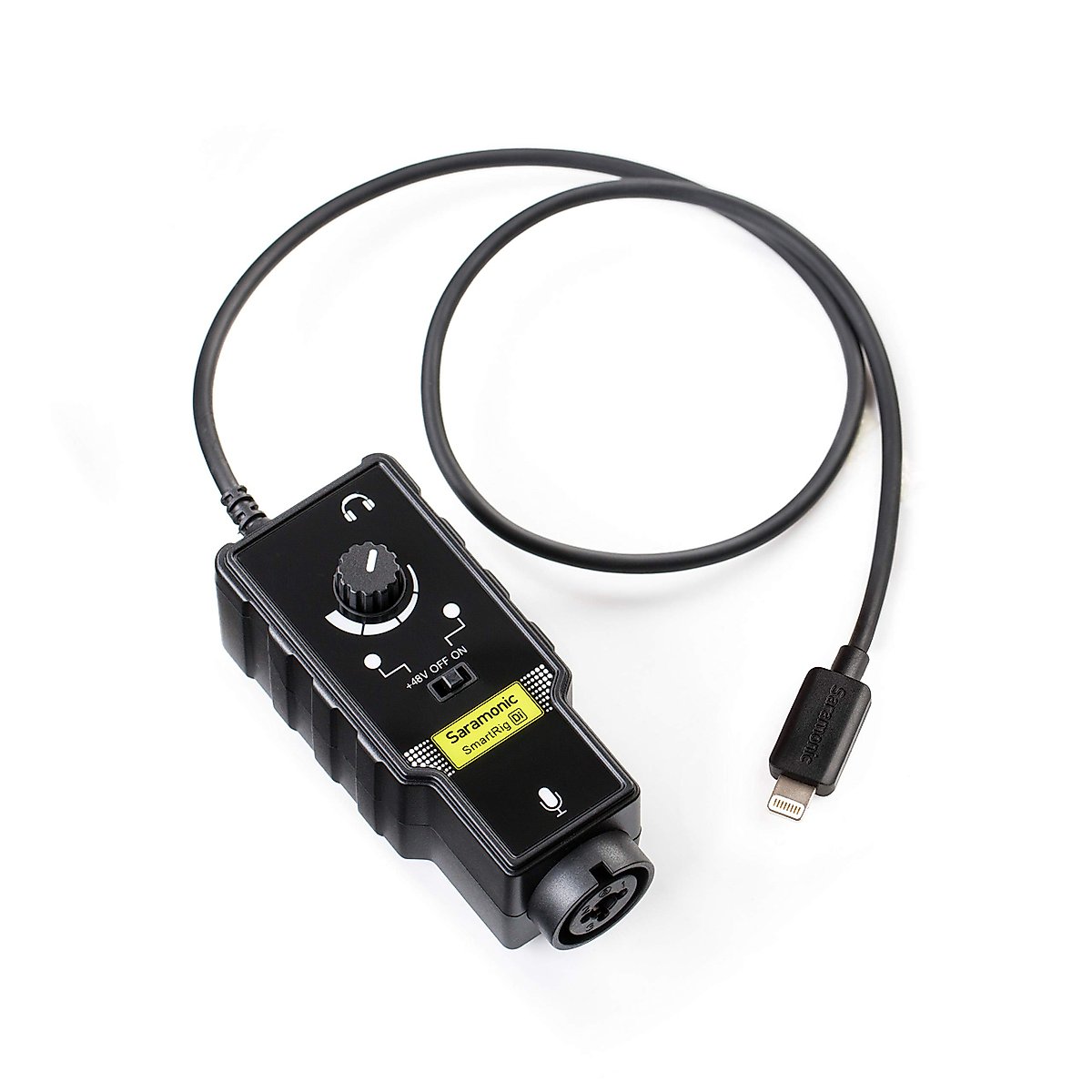Saramonic XLR Microphone & 6.35mm Guitar Audio Adapter with Lightning Output Connector Professional Video Microphone (SMARTRIGDI)