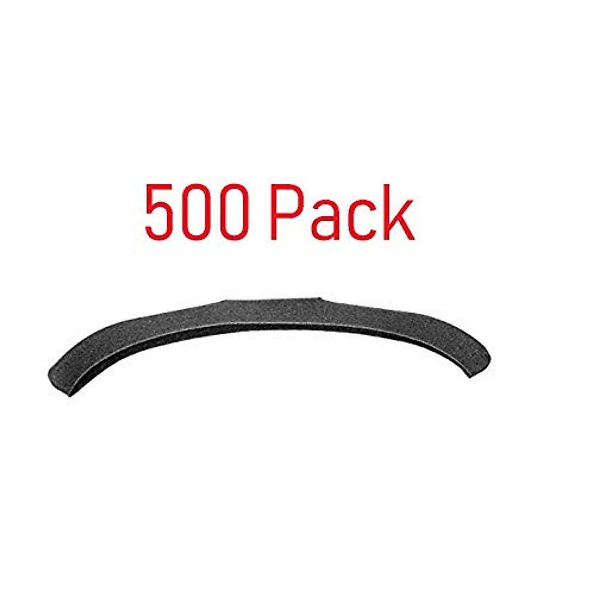 NAHANCO 2045C 17" Foam Hanger Covers, Grey (Bulk pack of 500)