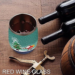 OPTKSNCU 304 Stainless Steel Insulated Cup with Lid, Catch A Snowflake Print Durable, And Easy to Clean – Ideal for Home, Office, And Gift Giving