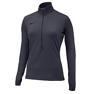 Nike Women's Team Pro Hyperwarm 1/2 Zip 3.0 (X-Small, Black/Anthracite)
