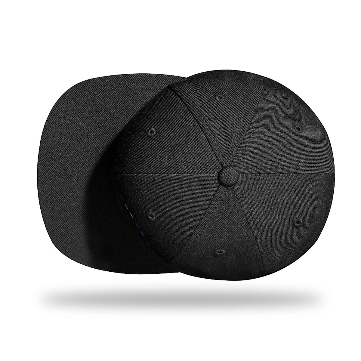 LGBTQ Accessories Pride Gay Stuff Rainbow Snapback Hats for Men Flat Bill Adjustable Baseball Cap Trucker Dad Hat Black Gifts