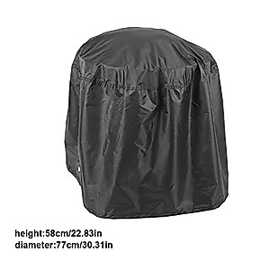 BBQ Cover, 30in Outdoor Waterproof Barbecue Protector Garden Patio Gas Grill Protector Weather Resistant Fade Resistant