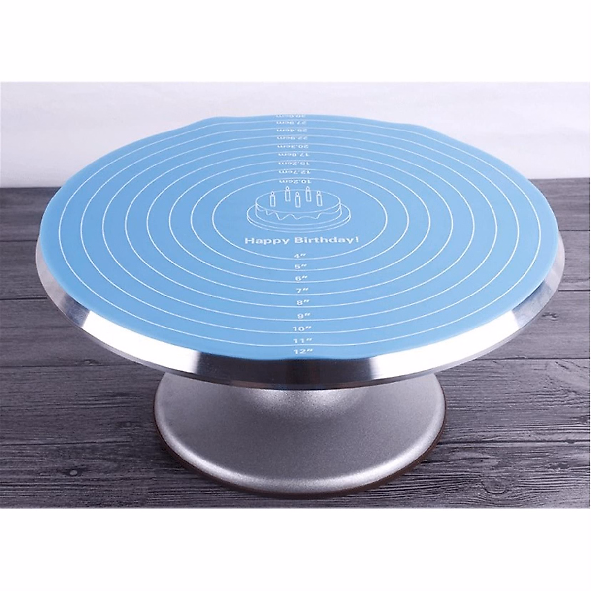 ShanLily Round Silicone Baking Mats For 12 Inch Cake Pan, Food Grade, Non-Stick, Reusable Silicone Mat For Baking Pan For Bread/Tortilla/Pastry