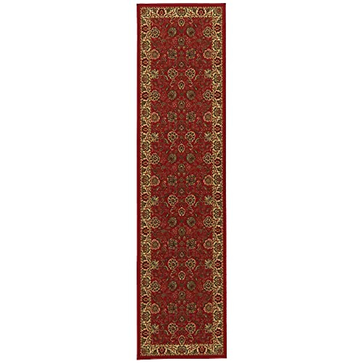 Ottomanson Ottohome Oriental Design OTH2130 Merge Collection, 2'7" x 9'10", Red-Legacy, 9 Foot
