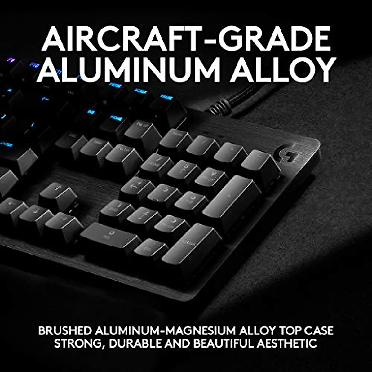 Logitech G512 LIGHTSYNC RGB Mechanical Gaming Keyboard GX Brown Tactile