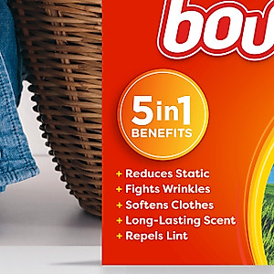 Bounce Dryer Sheets Laundry Fabric Softener, Outdoor Fresh Scent, 240 Count