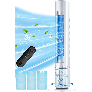 BALKO TS03Y Evaporative Air Cooler, White