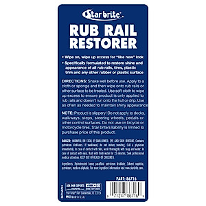STAR BRITE Rub Rail Restorer with PTEF - 16 OZ (086716)